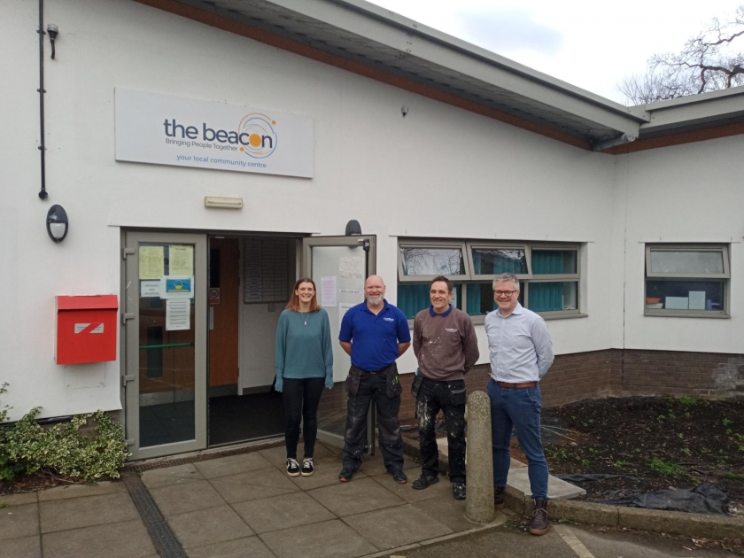 Community hub in Exeter gets facelift thanks to volunteers | LiveWest