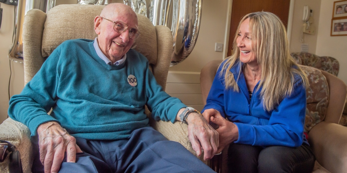 Our sheltered housing customer, Frank, ready to commemorate Remembrance ...