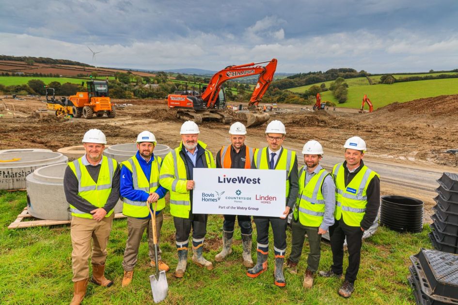 Construction work gets underway for 195 new homes in Launceston | LiveWest