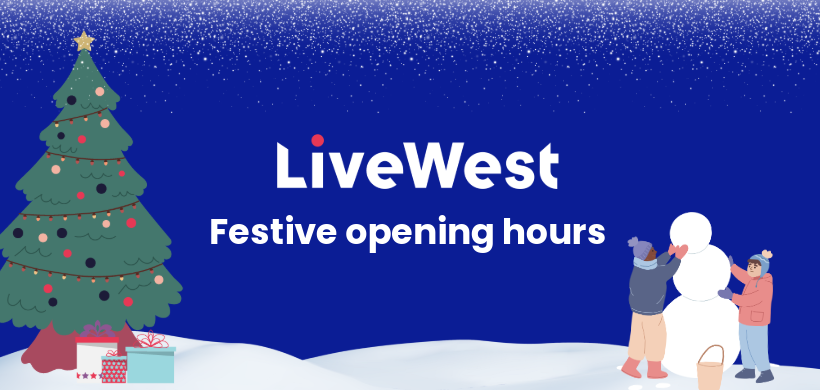 Our festive opening hours | LiveWest